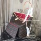Louis Vuitton M41177 Neverfull MM Monogram Canvas Cherry