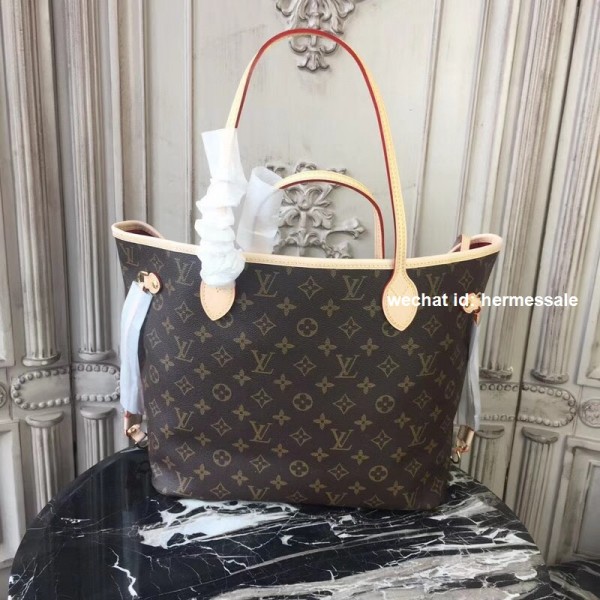 Louis Vuitton M41177 Neverfull MM Monogram Canvas Cherry