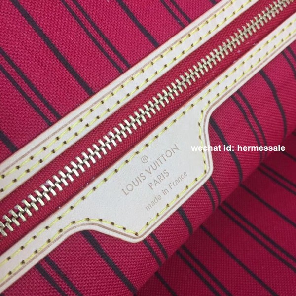 Louis Vuitton M41177 Neverfull MM Monogram Canvas Cherry